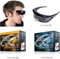 Vuzix Wrap 230, Wrap 280 & Wrap 920 iWear Lets You Take Big Screen ...